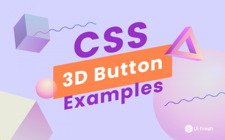 30 Fancy Css 3d Button Examples Ui Fresh 2995