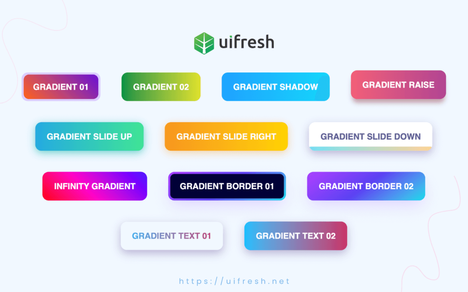 12 Awesome Gradient Button Effect Styles Ui Fresh